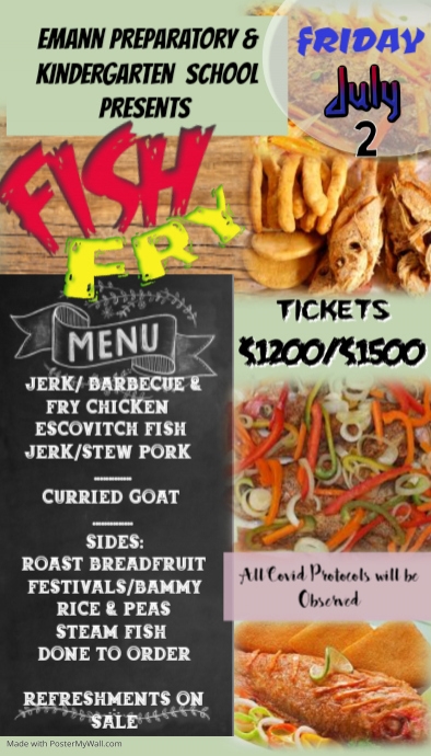 Copy of Fish Fry Tickets | PosterMyWall