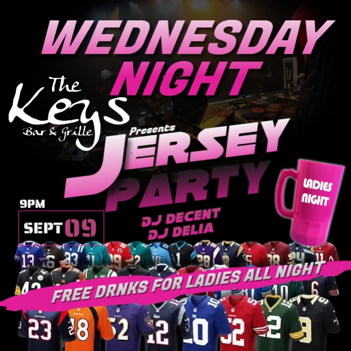 Jersey Party Instagram Post | PosterMyWall