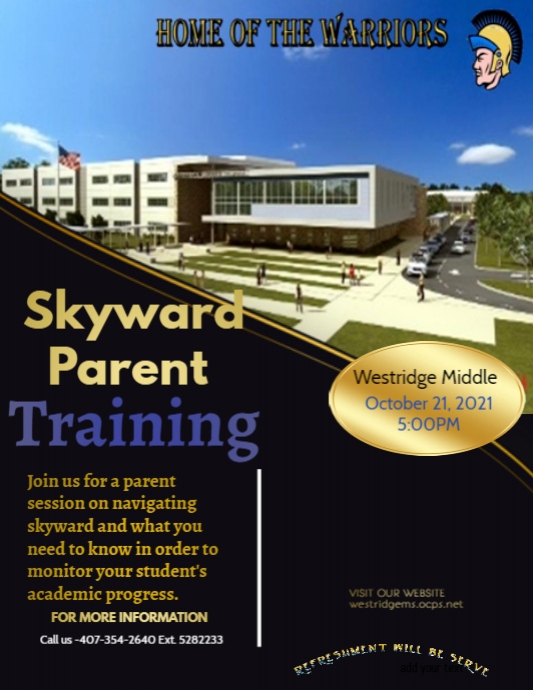 Skyward Training Flyer(English) | PosterMyWall