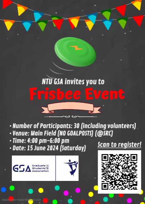 Frisbee party birthday invitation | PosterMyWall