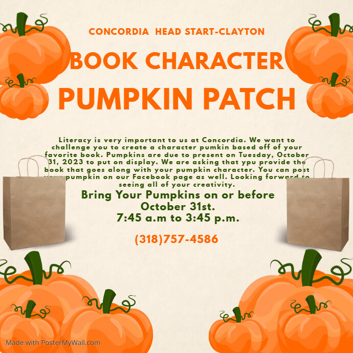 Halloween Pumpkin Recycle Post Template | PosterMyWall