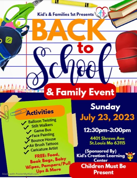 BACK TO SCHOOL | PosterMyWall