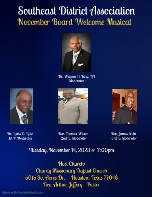 SDA NOVEMBER BOARD MUSICAL FLYER 2021 | PosterMyWall