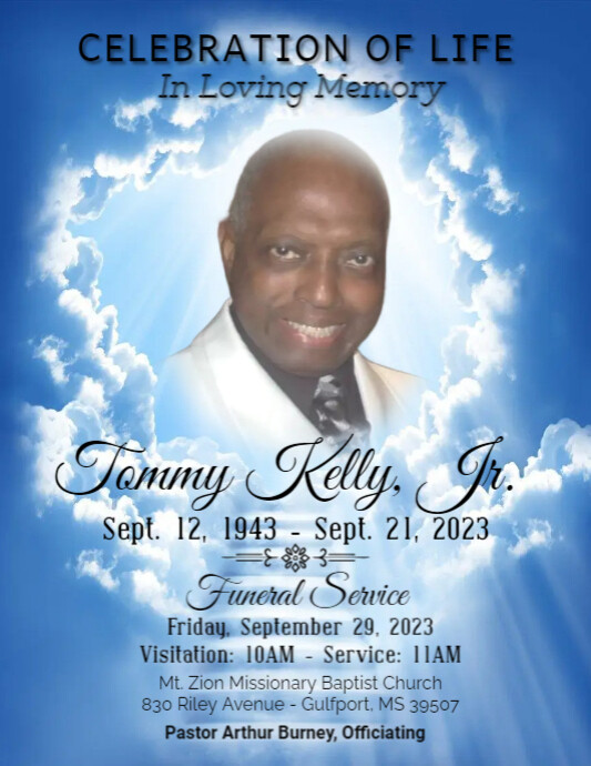 Copy of tommy Kelly Jr | PosterMyWall