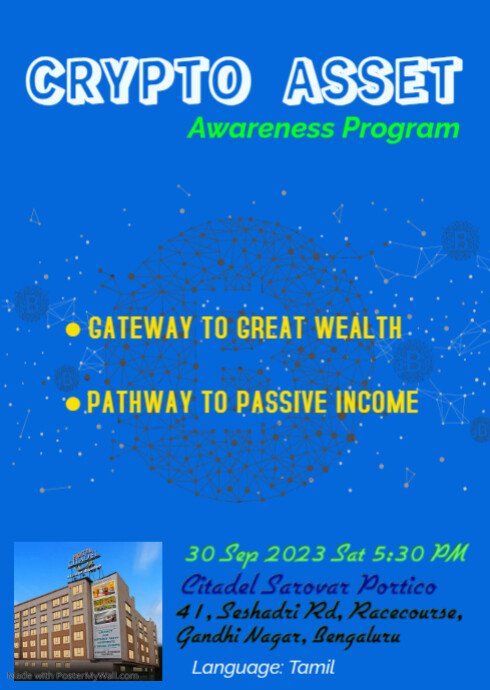 CRYPTO CURRENCY FLYER | PosterMyWall