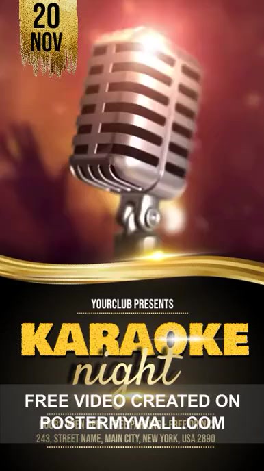test karaoke night | PosterMyWall
