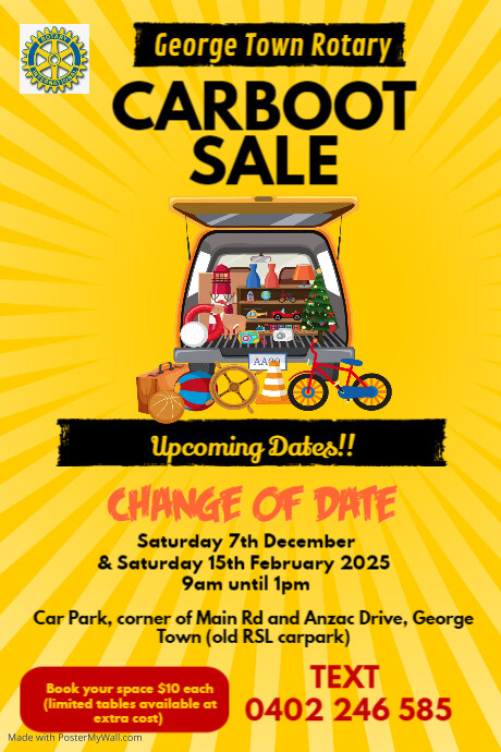 Car Boot Sales Poster Flyer Template | PosterMyWall