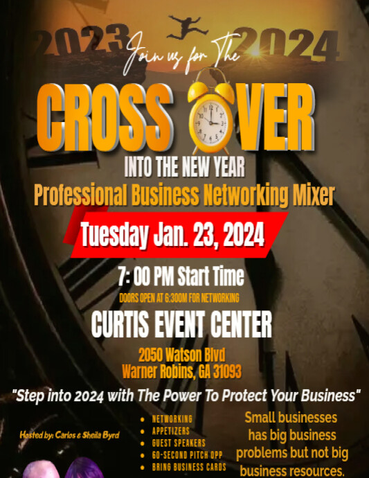 Mixer Cross Over 2024 Flier | PosterMyWall