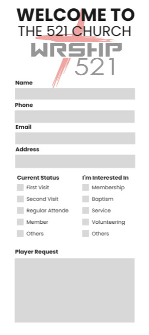 White Purple Header Church Rack Card | PosterMyWall