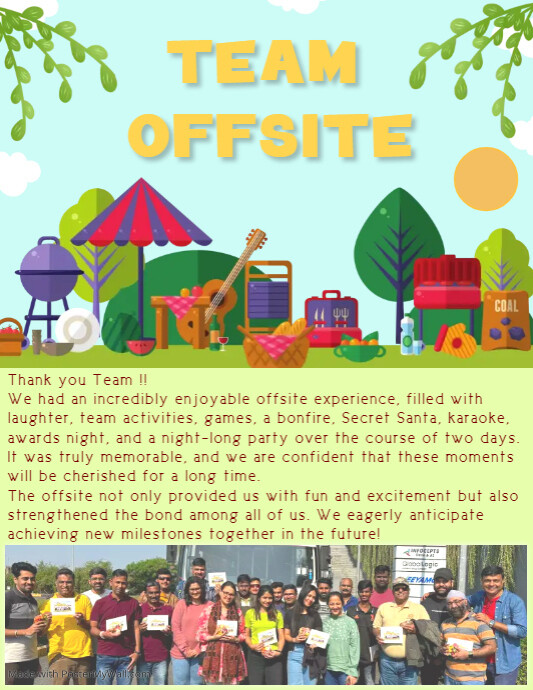 Thanks Team !! | PosterMyWall