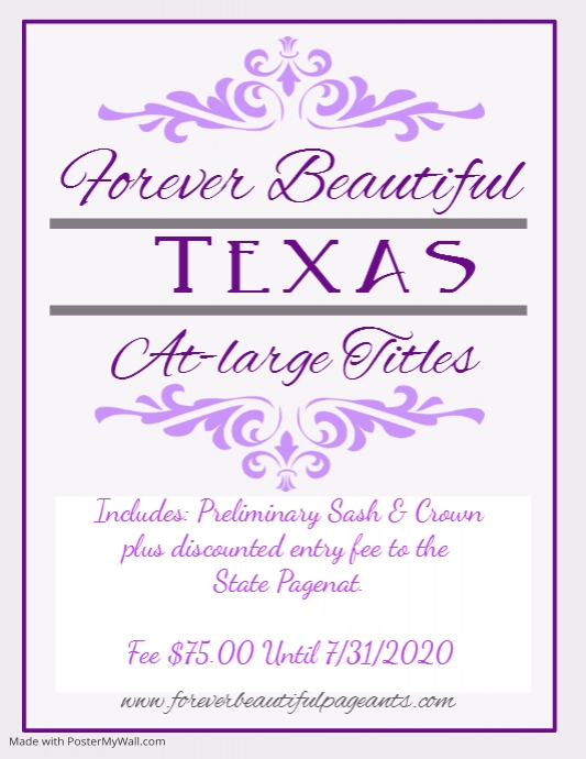 Copy of Pageant Flyer | PosterMyWall
