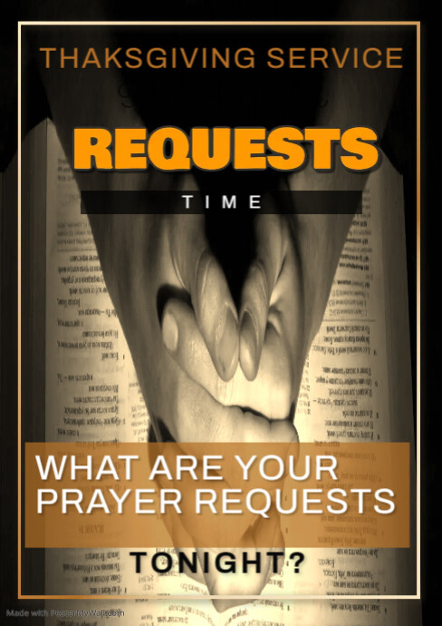 prayer requests time Nov 21 | PosterMyWall