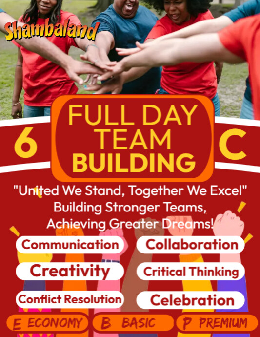 Employee team building event poster | PosterMyWall