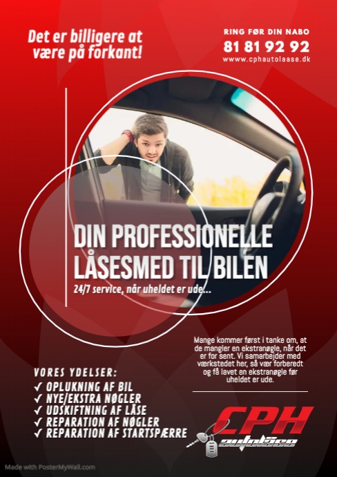 Copy of Car Locksmith Service Flyer Template | PosterMyWall