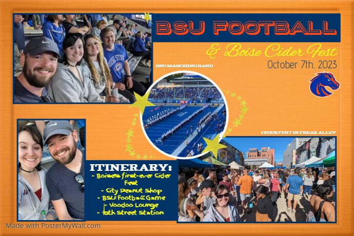 BSU Football | PosterMyWall