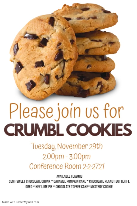 Cookies Poster | PosterMyWall