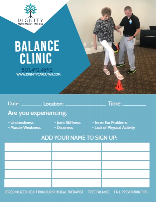BALANCE CLINIC EXAMPLE 2 | PosterMyWall