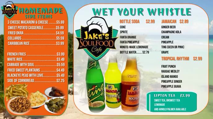 Copy of Jakes Cafe 3 (4-22) | PosterMyWall