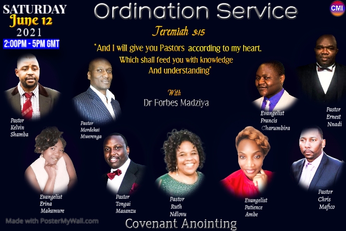 ordination flyer | PosterMyWall
