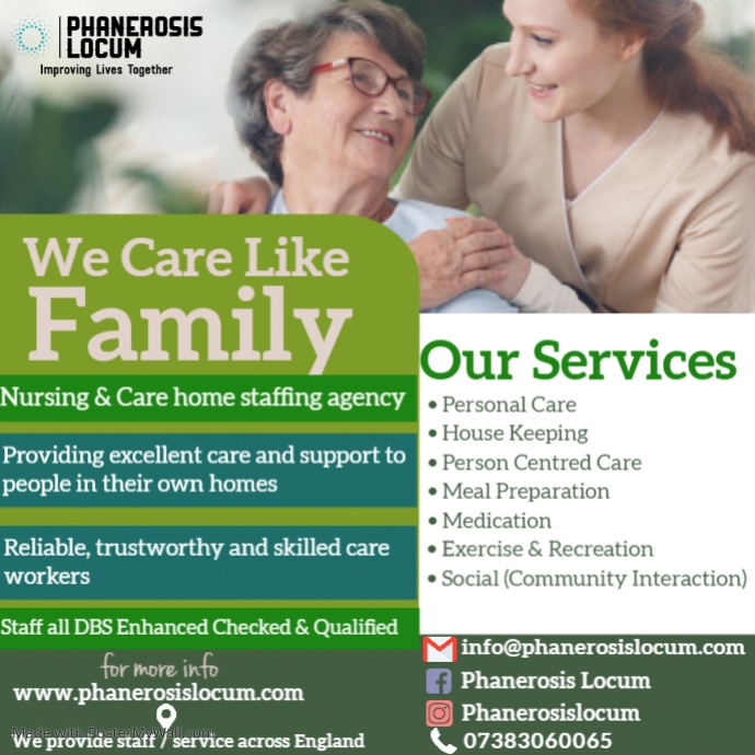 Copy of Copy of Elder Care Service Ad | PosterMyWall