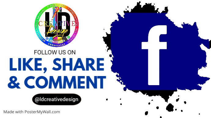 Follow us on social media | PosterMyWall