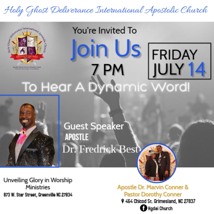 Join Us with Guest speaker (1) | PosterMyWall