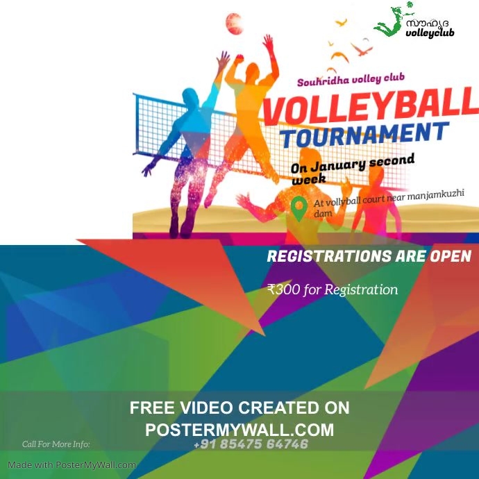 Copy of Volleyball Tournament Ad | PosterMyWall
