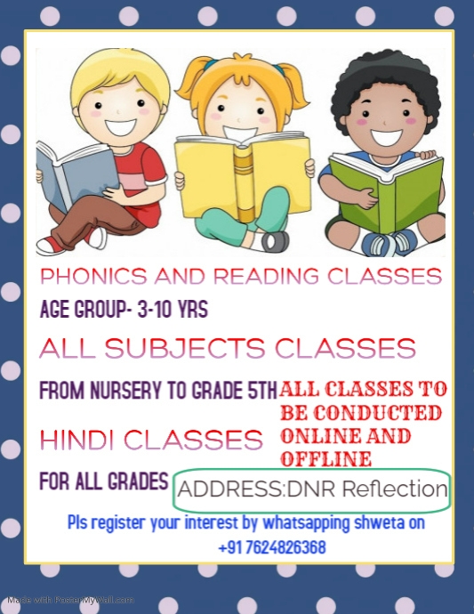 Copy of Story Time Flyer Template | PosterMyWall