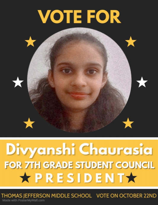 Vote me poster | PosterMyWall