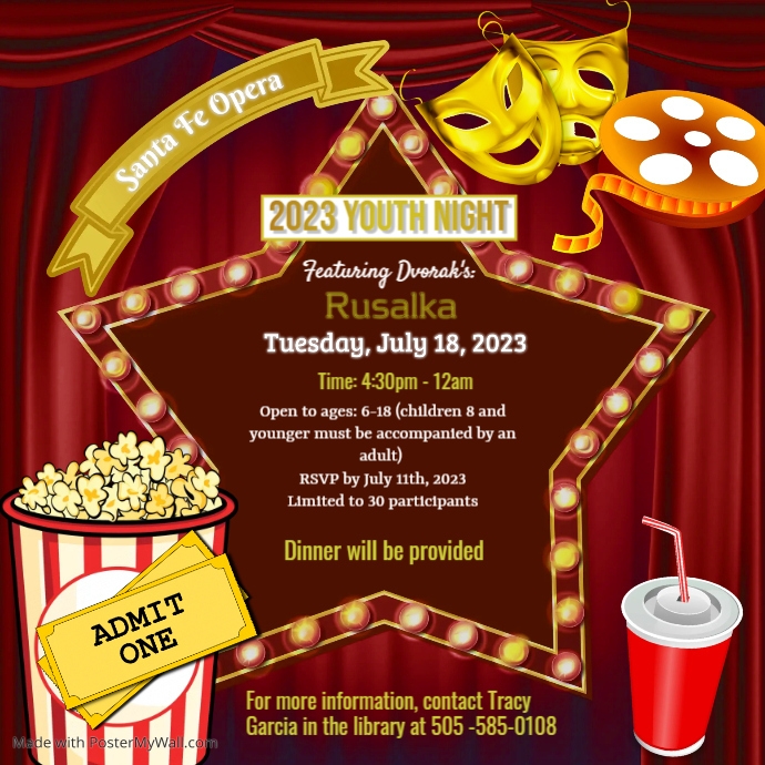 Theater, Show Opening Night | PosterMyWall