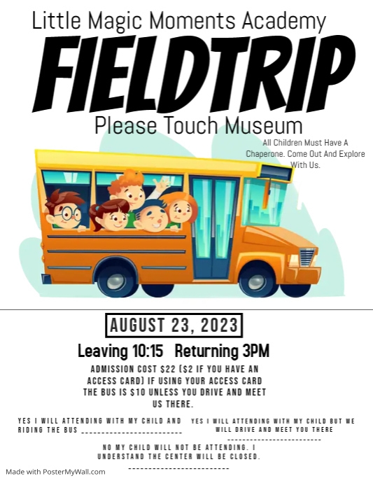 Field trip | PosterMyWall