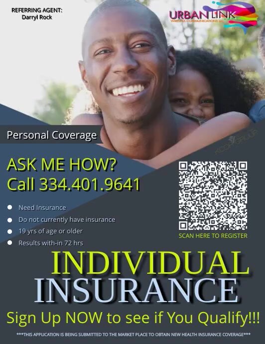 iBrokers Medical Insurance Sign-up Form/Black | PosterMyWall