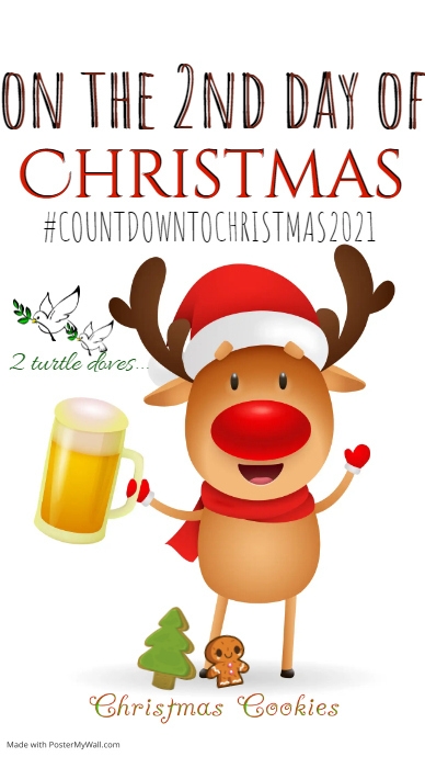 Copy of days until christmas countdown template | PosterMyWall
