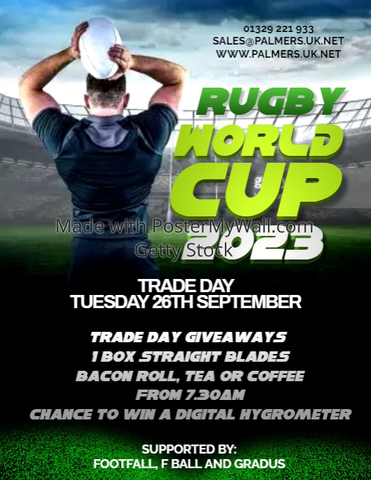 Rugby World Cup 2023 Flyer | PosterMyWall
