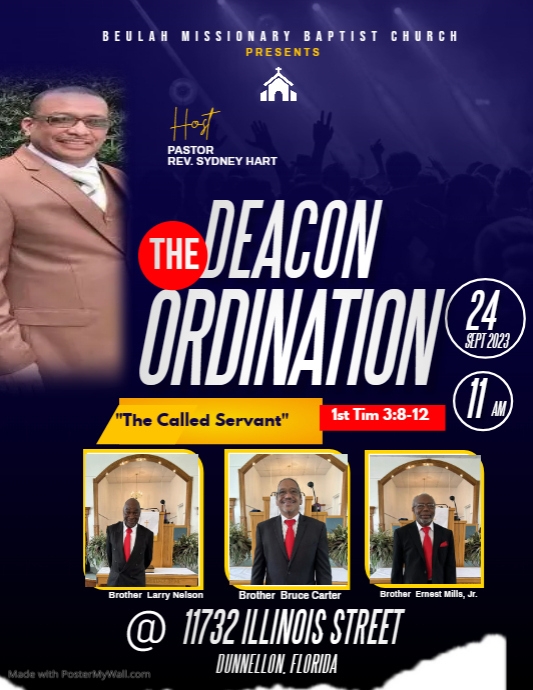 ORDINATION CEREMONY | PosterMyWall