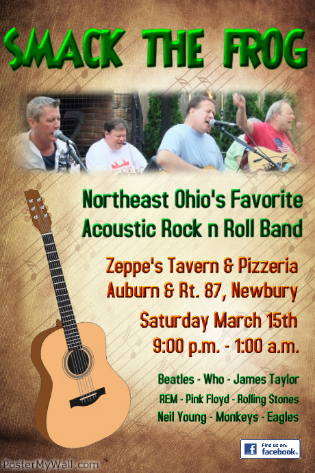 Copy of Smack the Frog 03/12/14 | PosterMyWall