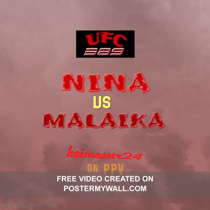 MMA Boxing Fight Fully Editable Promo Banner | PosterMyWall