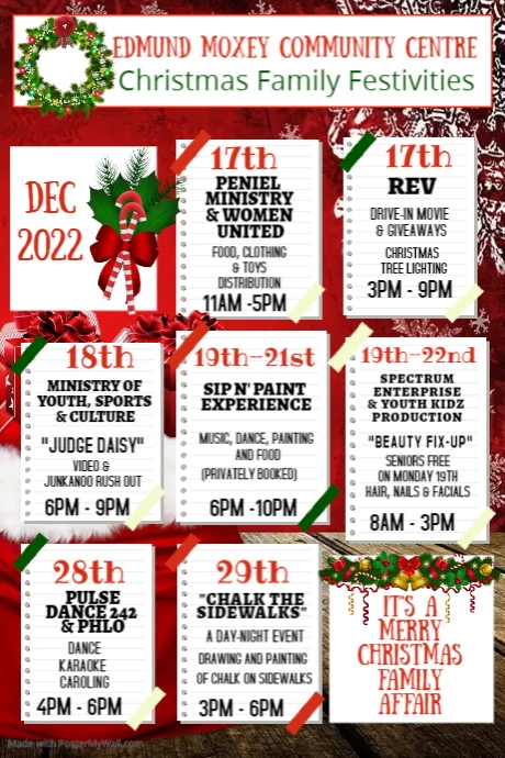 EDMUND MOXEY CENTRE | PosterMyWall