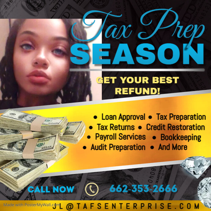 Tax Season Flyer, Tax Flyer Template, Tax Pre | PosterMyWall