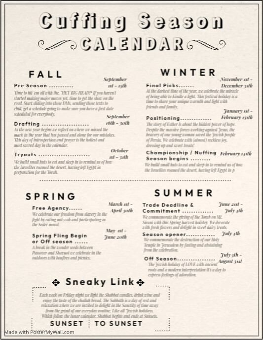 Cuffing Season | PosterMyWall