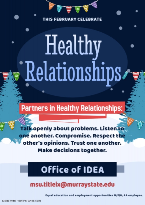 Feb 2021 - Healthy Relationships 1 | PosterMyWall