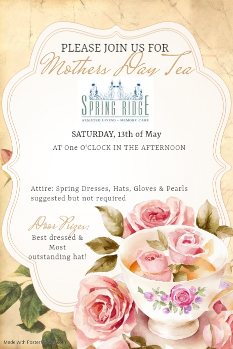 Tea Party Invitation | PosterMyWall