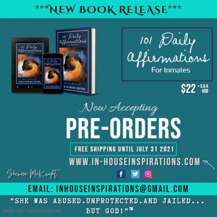 Copy of Copy of MY BOOK PRE-ORDERS | PosterMyWall