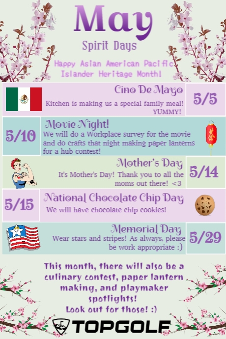 May Calendar (1) | PosterMyWall