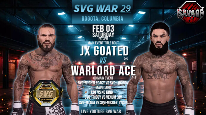 MMA Boxing Fight Fully Editable Promo Flyer | PosterMyWall