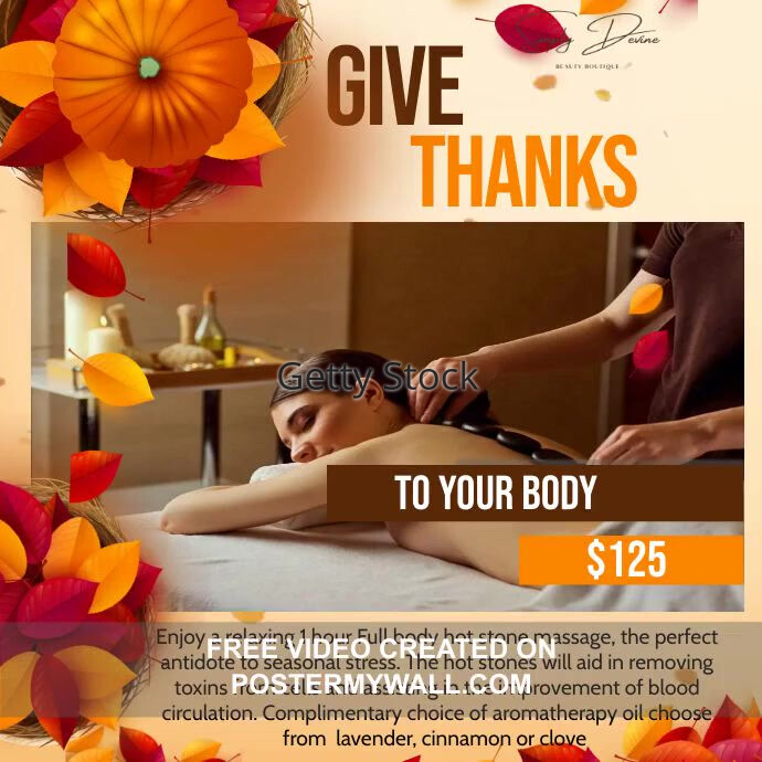 give thanks to your body (1) | PosterMyWall