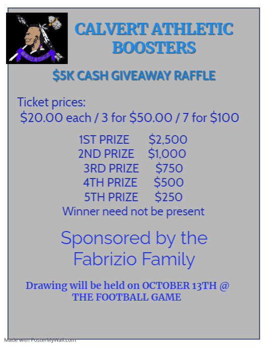 Copy of Raffle | PosterMyWall