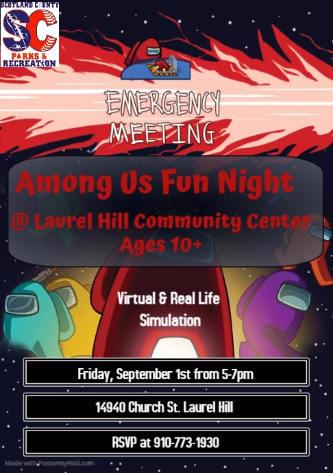 Among Us Teen Night | PosterMyWall