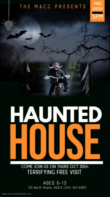 Halloween party,Haunted house | PosterMyWall