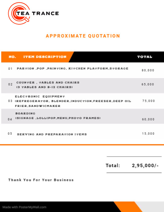 Business Invoice Sales Receipt Form Flyer | PosterMyWall